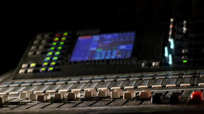 Different Modes of Sound Console Stock Photo - Image of objects ...
