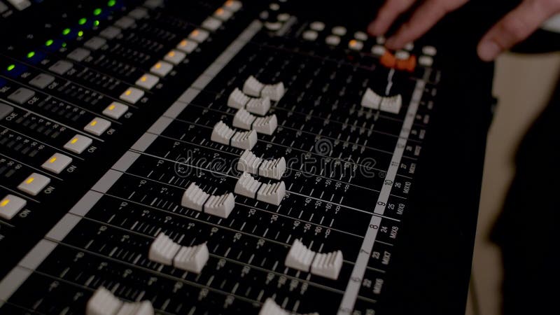 Different Modes of Sound Console Stock Photo - Image of communications ...