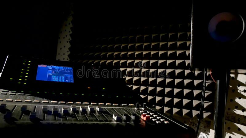 Different Modes of Sound Console Stock Image - Image of levels, mixer ...