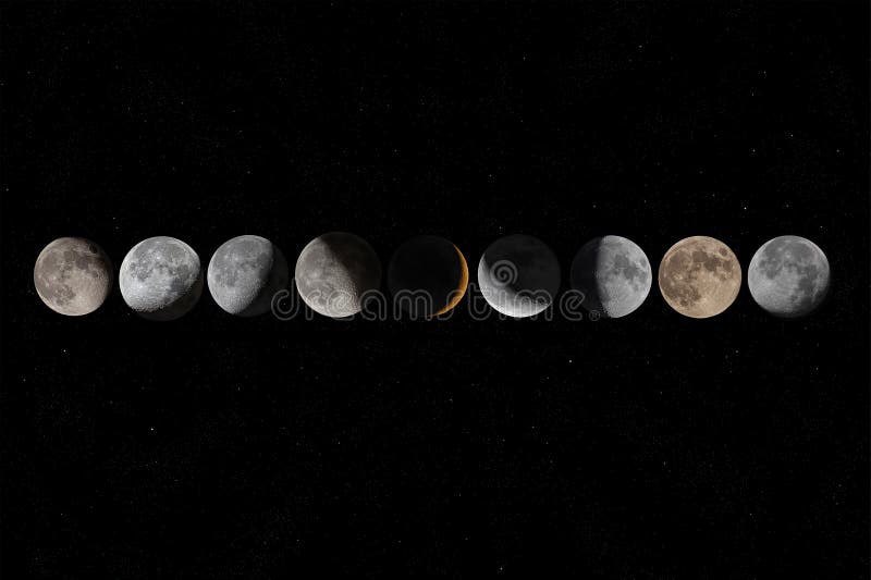 The Different Moon Phases of the October Moon 2023 Over Ottawa, Canada ...