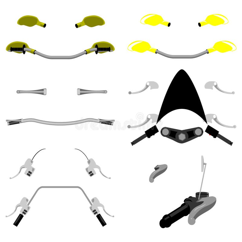 Motorcycle Side Top Front View Stock Illustrations – 151 Motorcycle ...