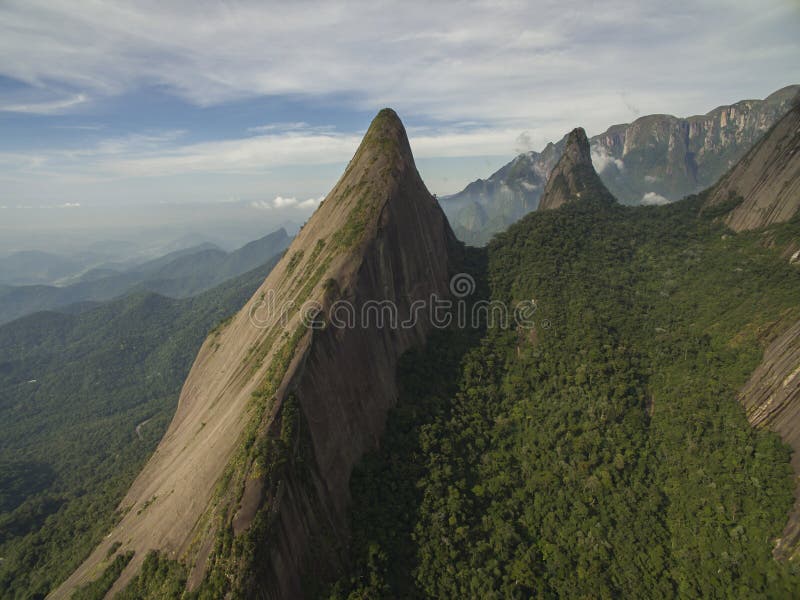 Different Mountain. the Different View of Nature. Stock Photo - Image ...
