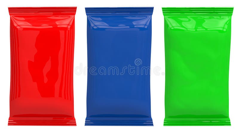 Different Multi-colored Packaging Stock Illustration - Illustration of ...