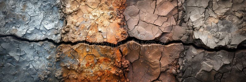 Different Natural Earth Textures Mixed in Beautiful Abstract Background ...
