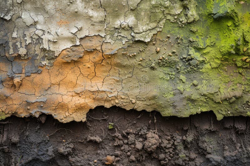 Different Natural Earth Textures Mixed in Beautiful Abstract Background ...