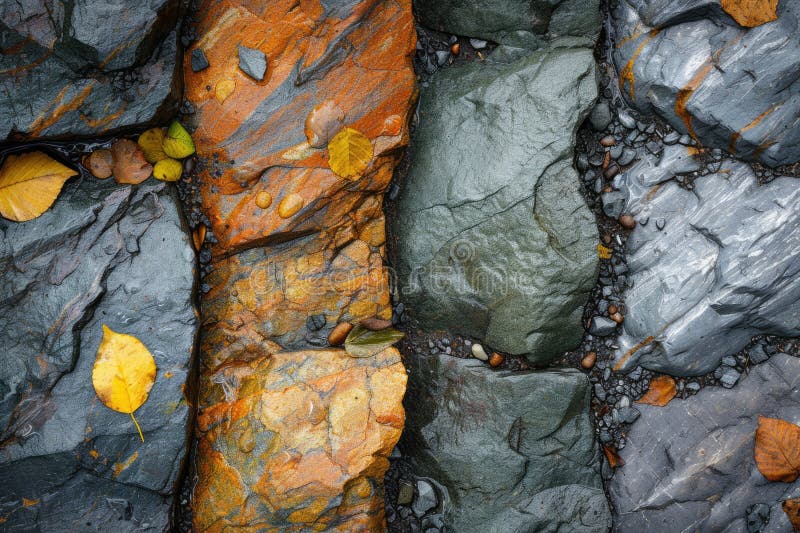 Different Natural Earth Textures Mixed in Beautiful Abstract Background ...