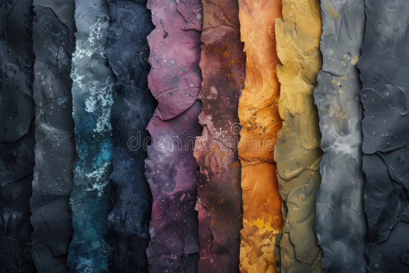 Different Natural Earth Textures Mixed in Beautiful Abstract Background ...