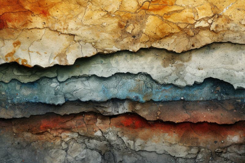 Different Natural Earth Textures Mixed in Beautiful Abstract Background ...