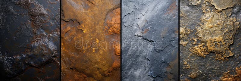 Different Natural Earth Textures Mixed in Beautiful Abstract Background ...