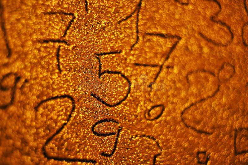 Mathematics Background Different Numbers Pattern Stock Photos - Free ...