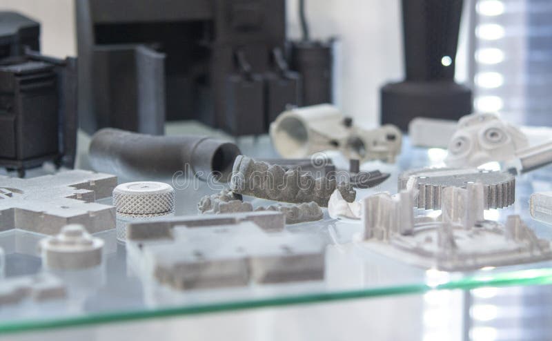 Different Object Printed 3D Printer from Molten Plastic Powder ...