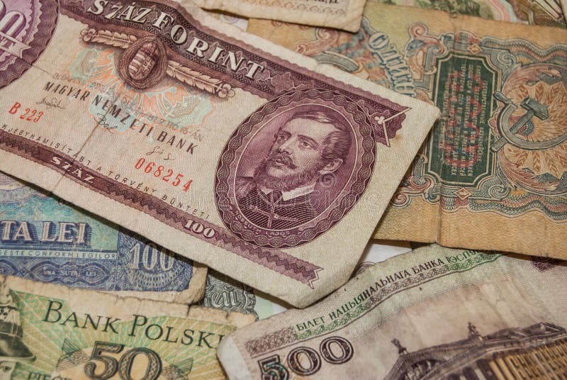 Different old banknotes stock photo. Image of interest - 58520548