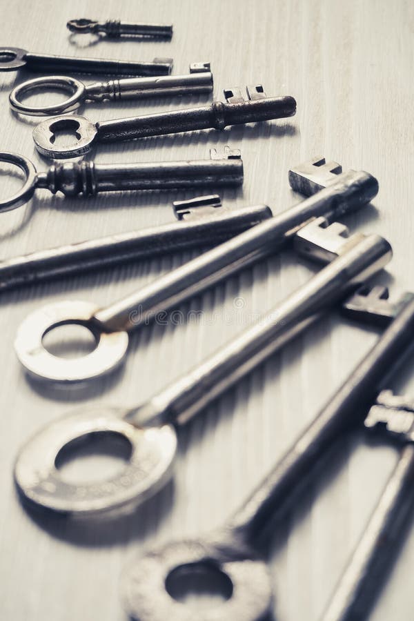 Set of Different Old Fashioned Frames on White Background Stock Photo ...