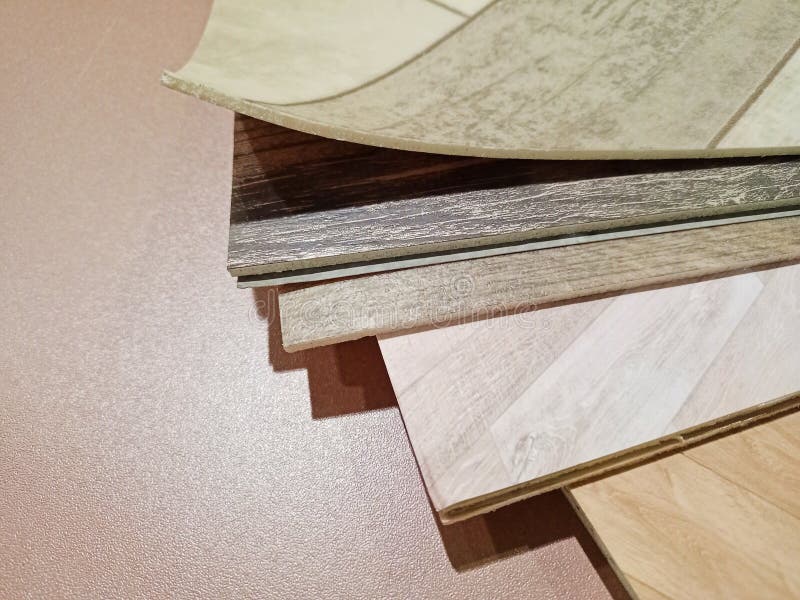 Different Options for Linoleum. a Bunch of Linoleum Samples Stock Image ...