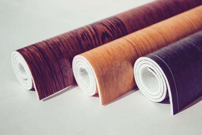 Different Options for Linoleum. a Bunch of Linoleum Samples Stock Image ...