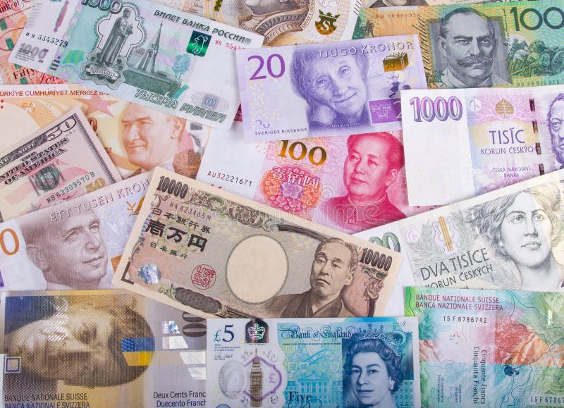 Different Paper Currencies from Around the World Editorial Stock Image ...