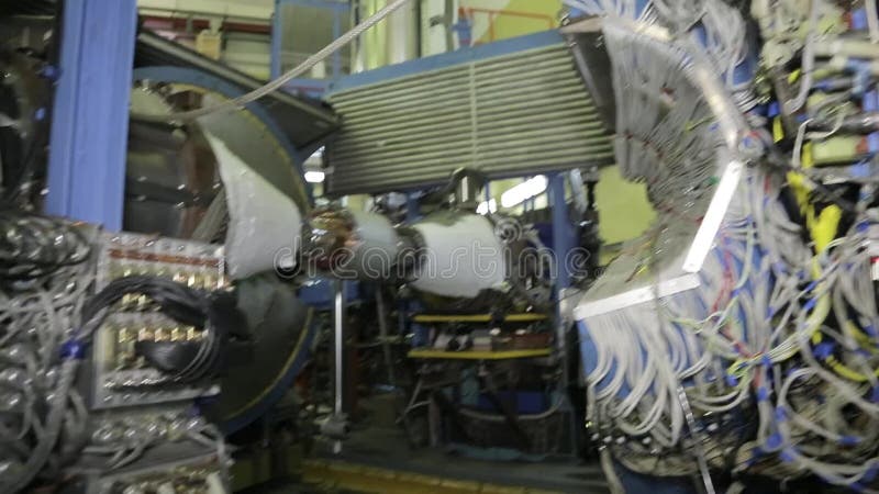 Different Parts of the Electron-positron Collider 050/052 Stock Video ...