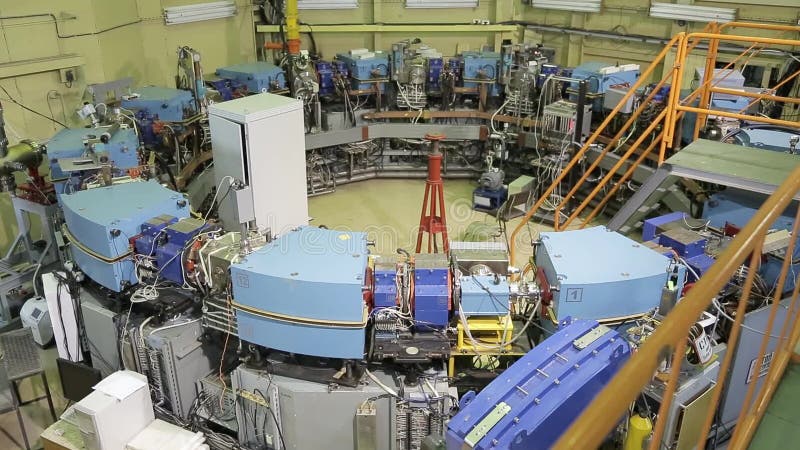 Different Parts of the Electron-positron Collider 050/052 Stock Video ...