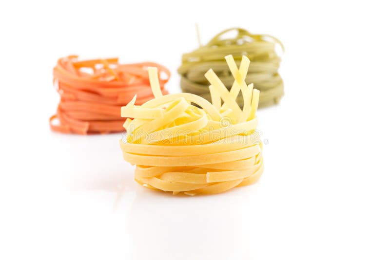 Different Pasta in Three Colors Stock Image - Image of objects, wheat ...