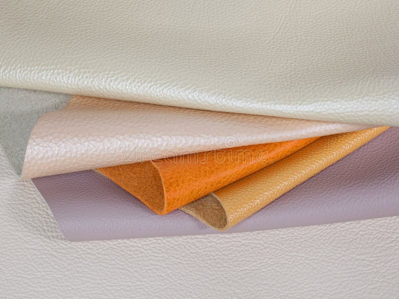 Natural Leather Textures Samples Stock Photo - Image of multicolor ...