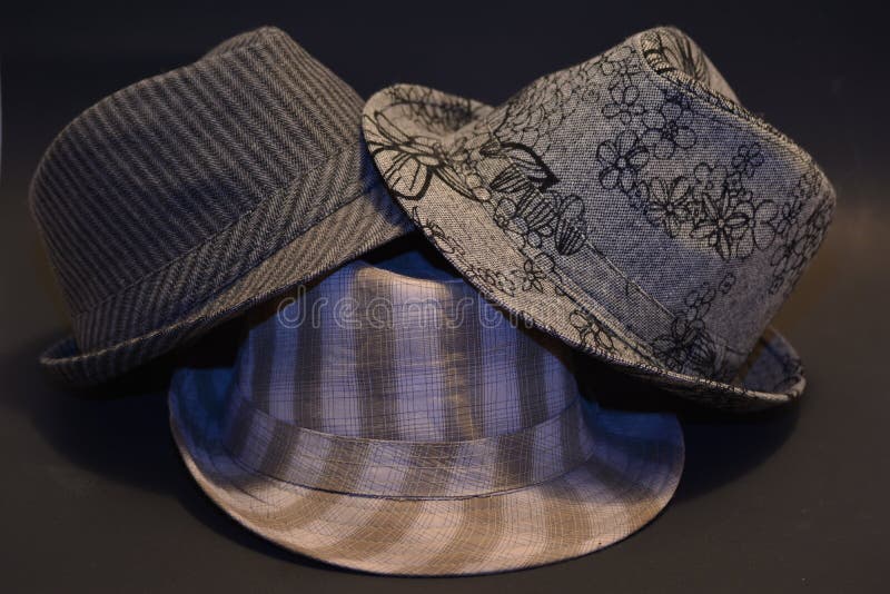 Different Patterned Hats stock image. Image of group - 49345933