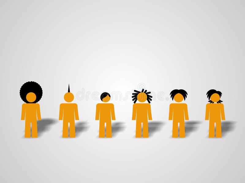 Different people. stock illustration. Illustration of people - 6713541