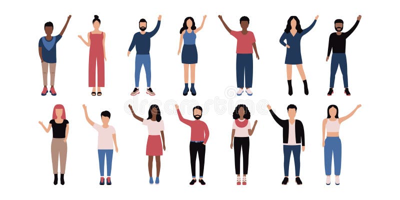 Different People stock vector. Illustration of woman - 186594601