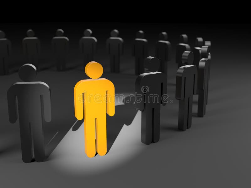 Different people stock illustration. Illustration of success - 61258368