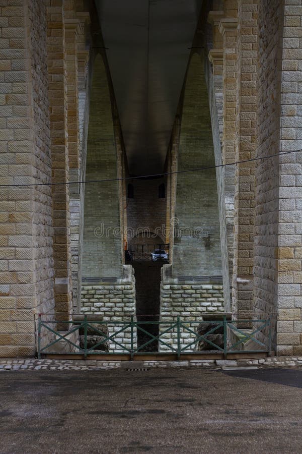 The underside of a bridge editorial stock photo. Image of underside ...