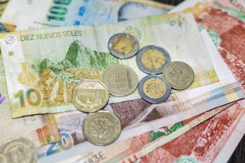 Peruvian Currency stock image. Image of finance, forged - 33033401