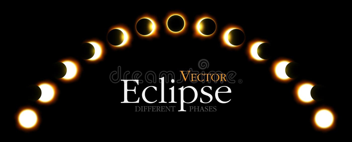 Solar Eclipse Complete Coverage Stock Illustrations – 83 Solar Eclipse ...