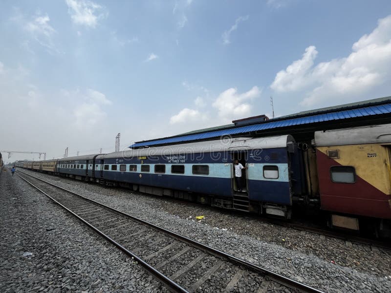 Different Picture of Indian Railway. Stock Image - Image of passenger ...