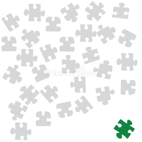 Different piece stock vector. Illustration of shape, connect - 5489658