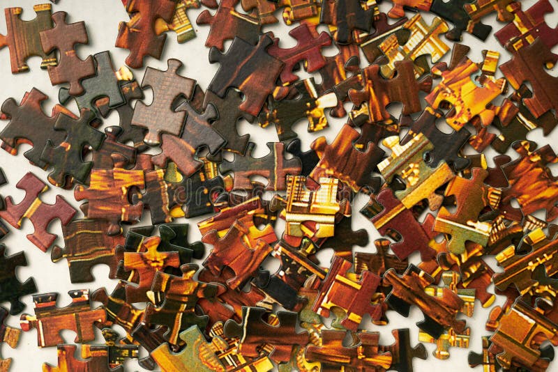 Different Pieces of Mosaic. Puzzle Stock Image - Image of hobby ...