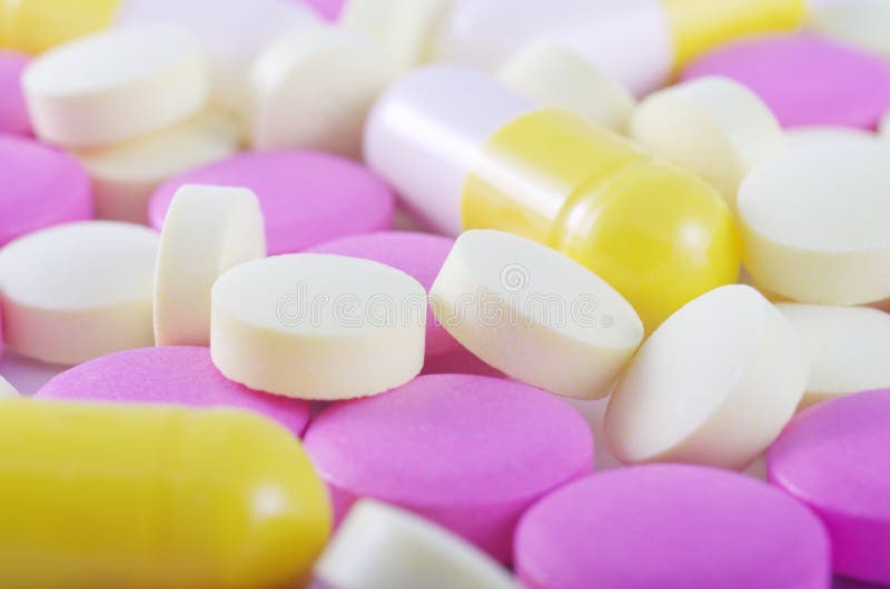 Different pills stock photo. Image of color, therapy - 40209942