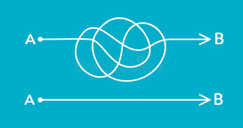 Different plan concept. stock vector. Illustration of chaotic - 233970425