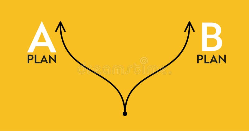 Different plan concept. stock vector. Illustration of chaotic - 233970425