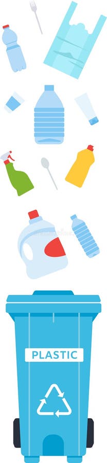 Different Plastic Items, Including Bottles, Bags, and Containers, are ...