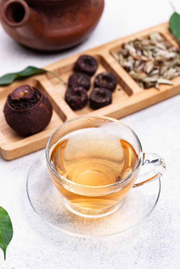 Different Pressed Chinese Pu-erh Tea Stock Photo - Image of asian ...