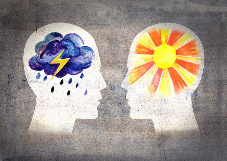 Different psyche people stock illustration. Illustration of cheerful ...