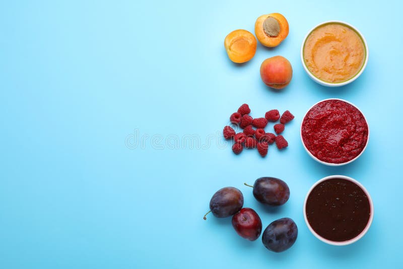 Two Bowls of Pea Puree with Basil, Mint and Roasted Bread on Rustic ...