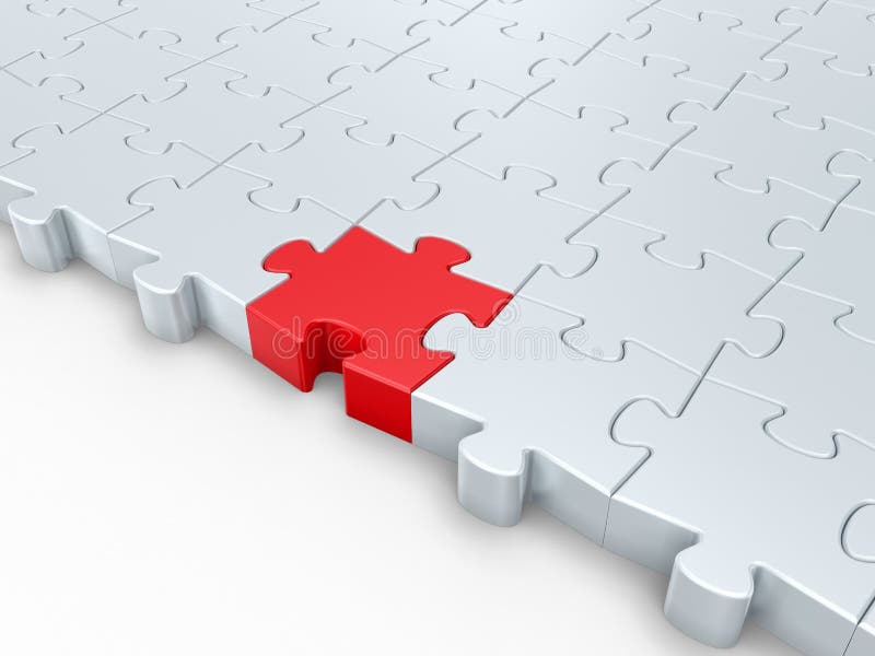 Different Puzzle stock illustration. Illustration of finishing - 12953541