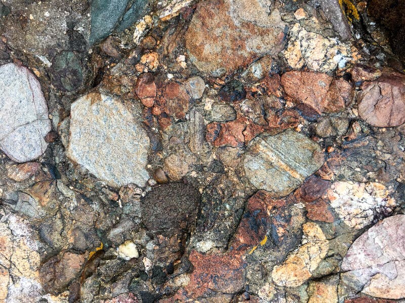 Different Rock Texture Background Stock Image - Image of geology, gray ...