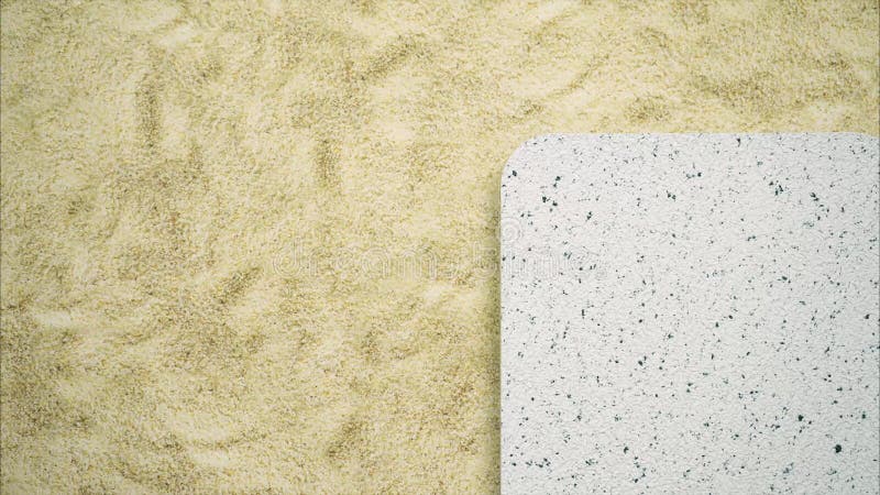 Different Samples of PVC Lining for Swimming Pools. Stop Motion Stock ...