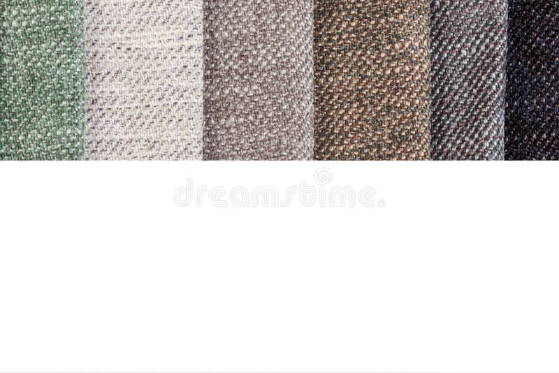 Different Samples of Textured Fabric Stock Photo - Image of abstract ...