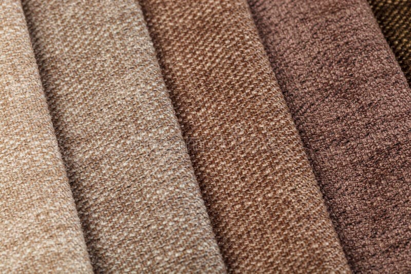 Different Samples of Textured Fabric Stock Photo - Image of cotton ...