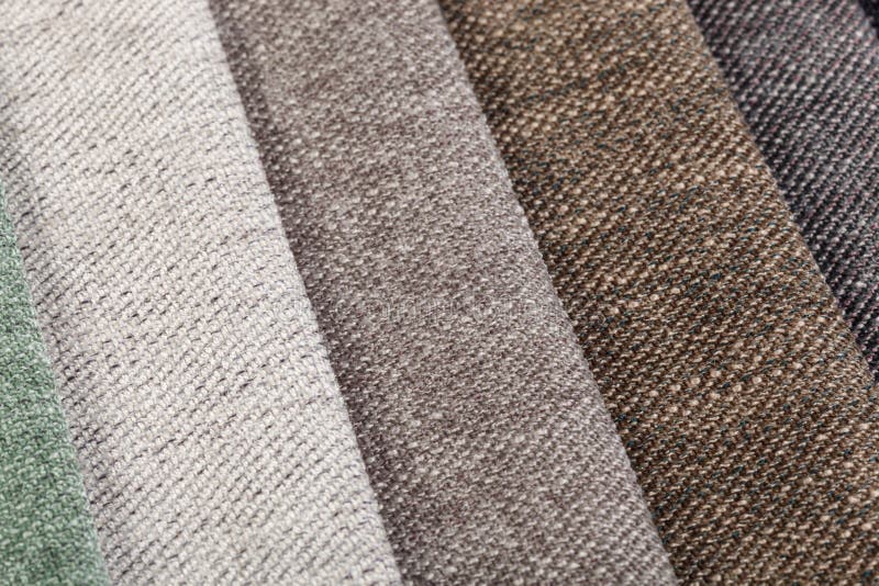 Different Samples of Textured Fabric Stock Photo - Image of backdrop ...