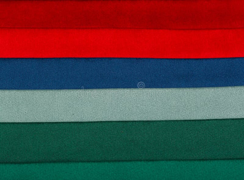 Different Samples of Velvet Fabric Stock Photo - Image of multi ...