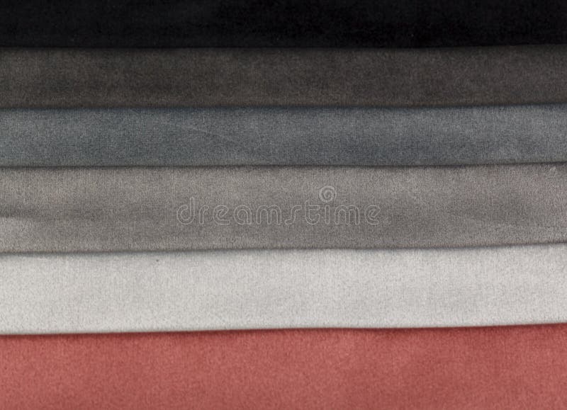 Different Samples of Velvet Fabric Stock Photo - Image of choice ...