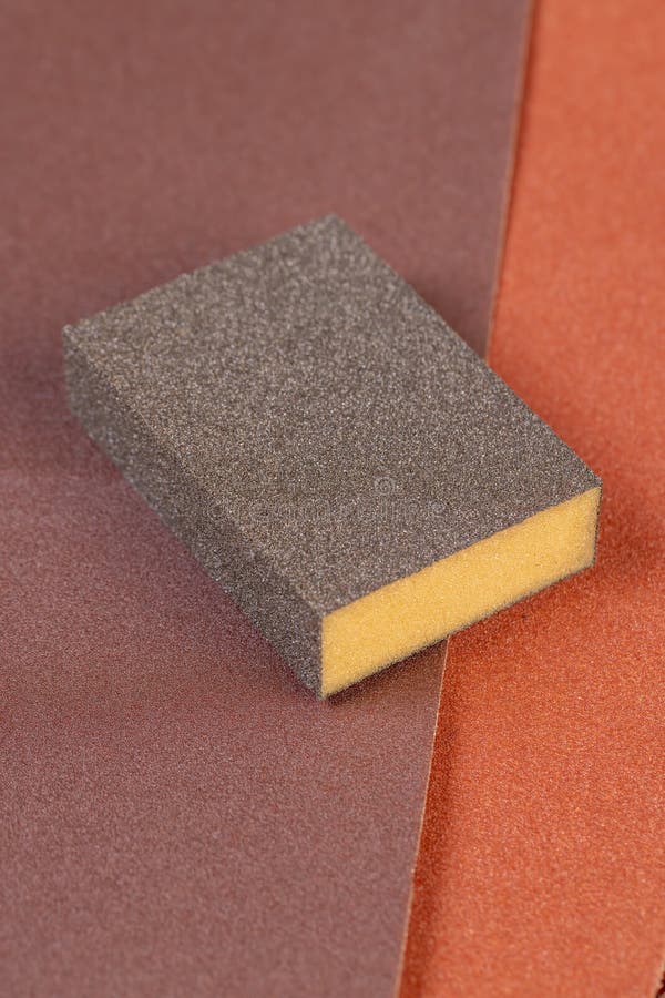 Several Different Sheets of Sandpaper for Metal or Wood Processing ...